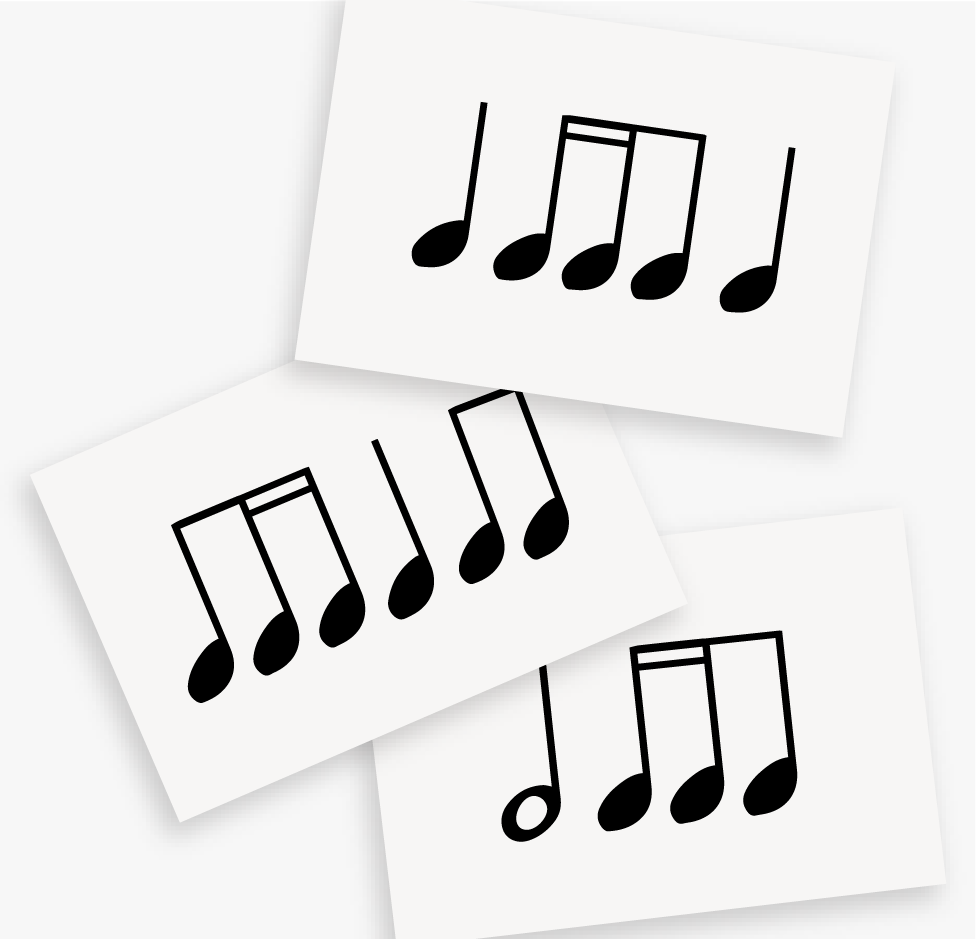 Rhythm Pattern Card Set - Older Elementary *Set A* (Triple Meter)