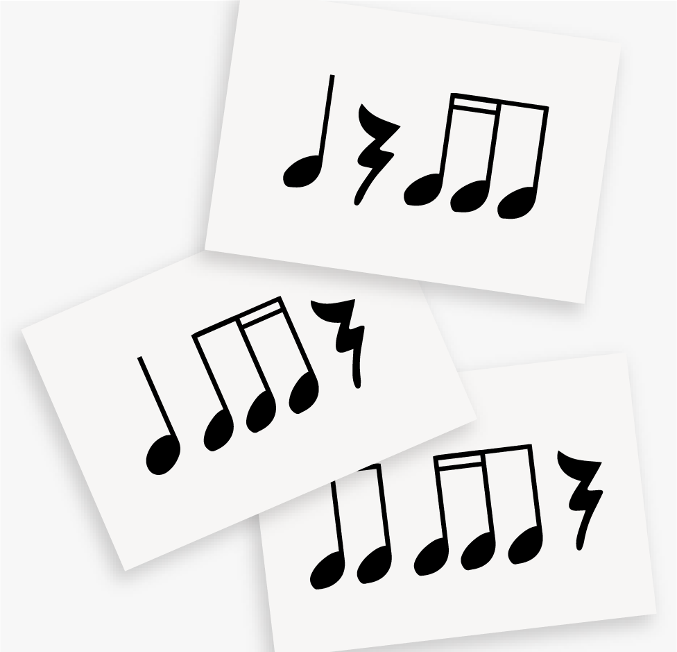 Rhythm Pattern Card Set - Older Elementary *Set B* (Triple Meter)